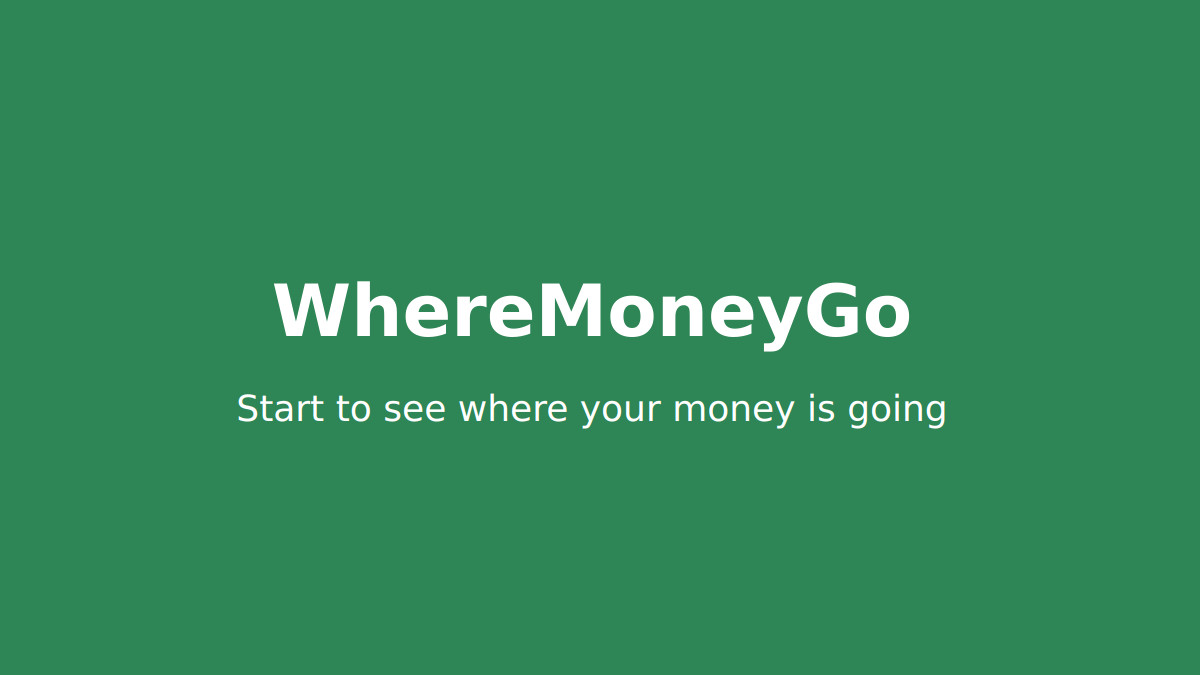 WhereMoneyGo | WhereMoneyGo